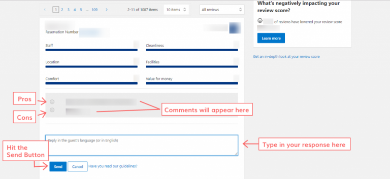 How to Respond to the Reviews On Booking.com (Steps) | GuestTouch